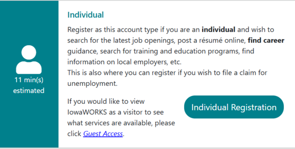 Registering on Iowaworks.gov | Iowa Workforce Development